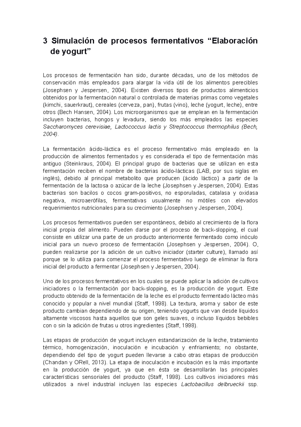3 Simulación de procesos fermentativos - Existen diversos tipos de productos alimenticios ...