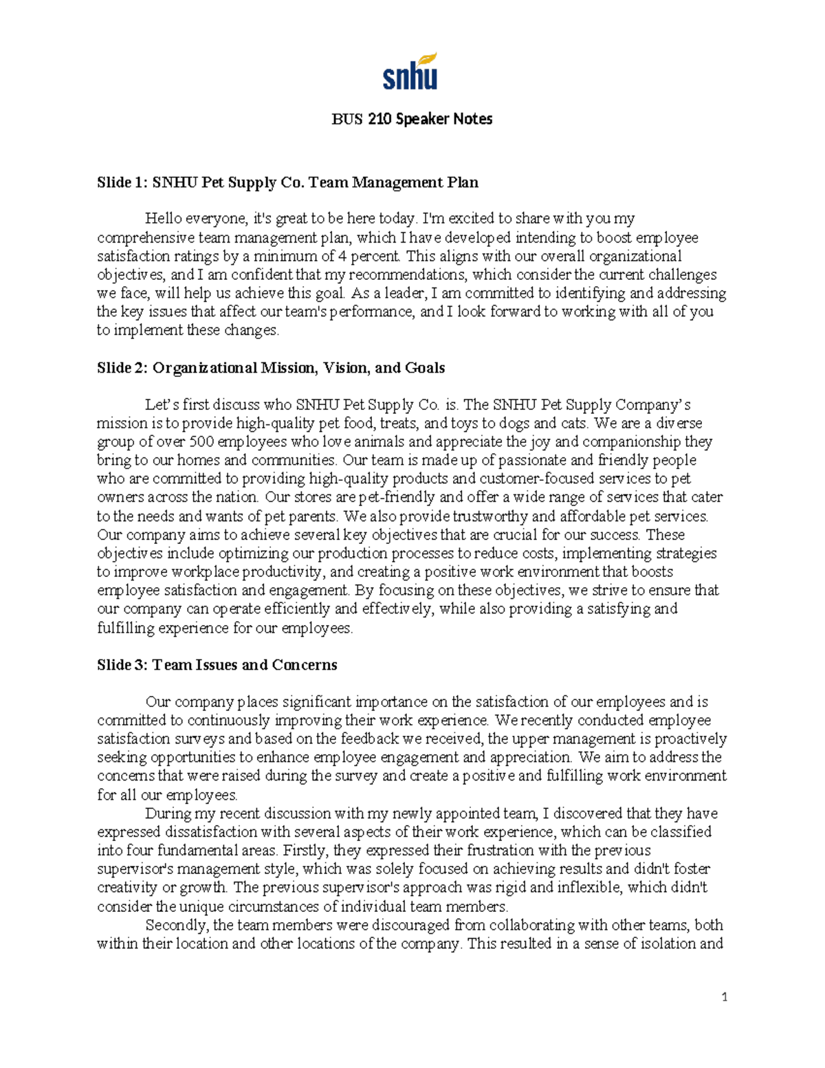 BUS 210 Speaker Notes Module 7 Jodi Rolls-2 - BUS 210 Speaker Notes ...