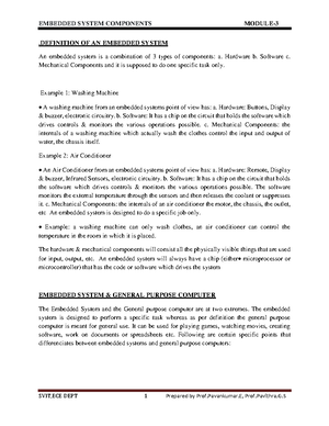 21CS43-Module-4- Embedded Systems Design - LECTURE NOTES ON EMBEDDED ...