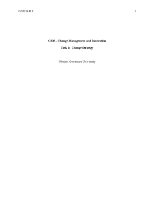 C208 Pre Assessment Answers - C208 - Studocu