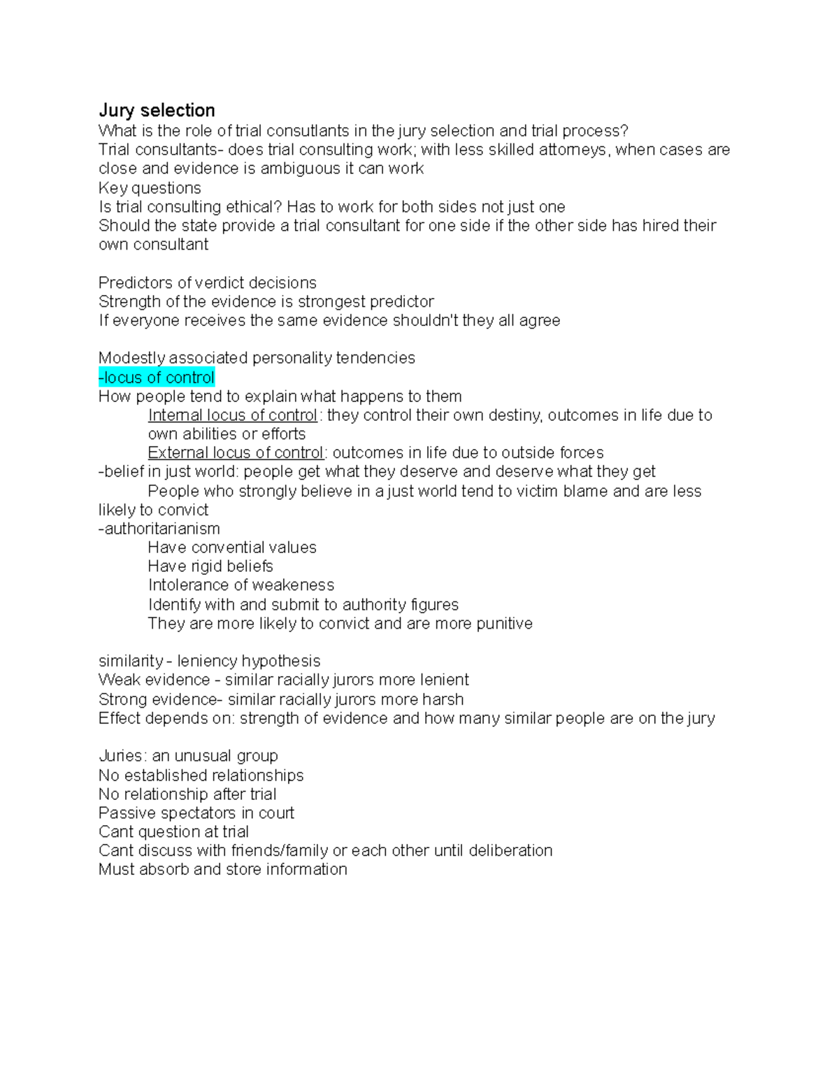 Jury selection - Andrea Arndorfer - Jury selection What is the role of ...