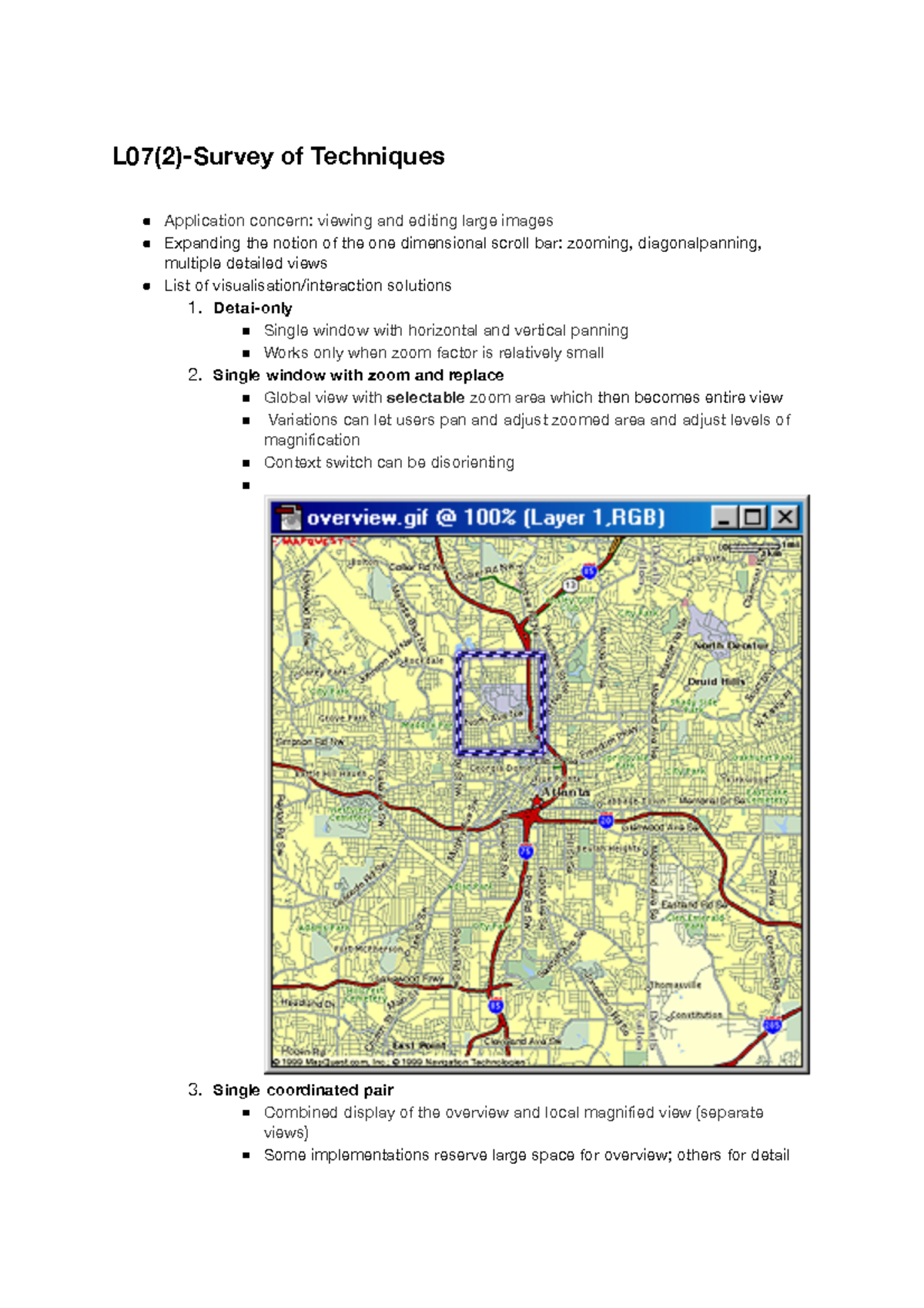 L07 Survey Techniques - L07(2)-Survey of Techniques Application concern: viewing and editing ...