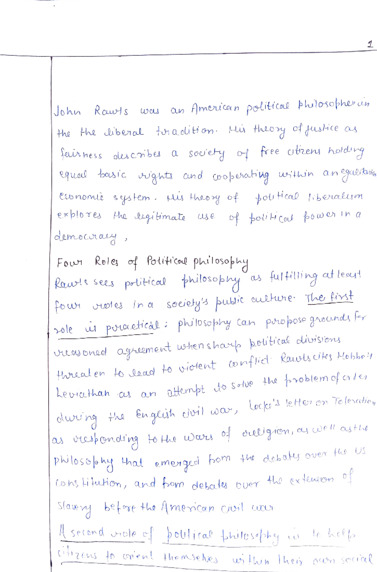 John Rawls fundamental ideas and theory of justice - John Roul s CLin ...