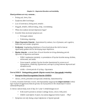 Chapter 8 - ADHD Notes - Child Psychology: Chapter 8 Attention Deficit ...