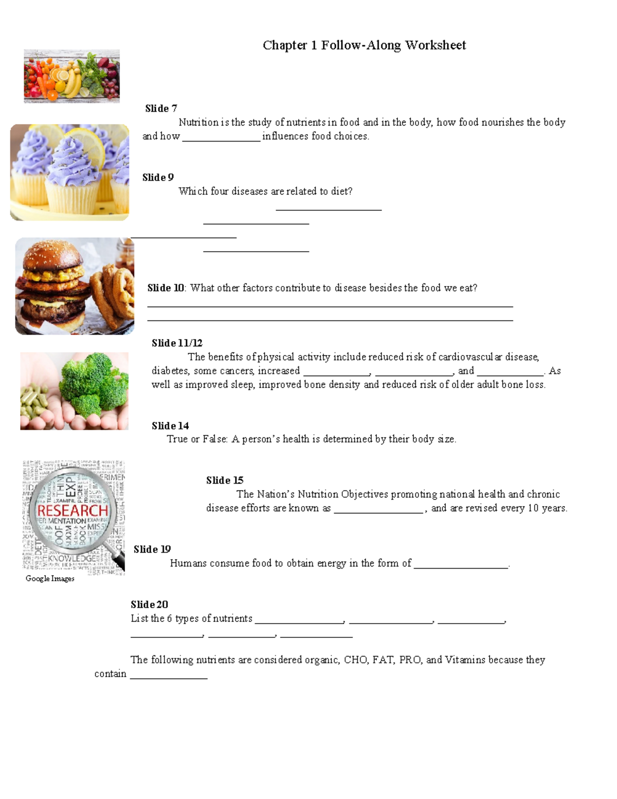 Chapter 1 Follow Along Worksheet - Chapter 1 Follow-Along Worksheet ...