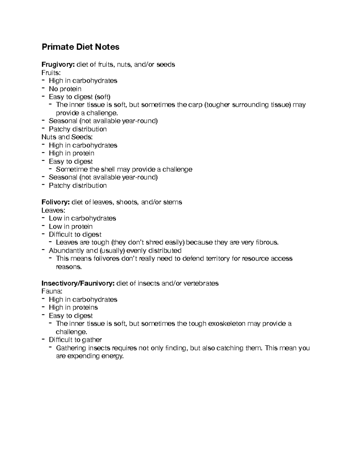 Primate Diet Notes - Prof. David Strait - Deprecated API usage: The SVG ...