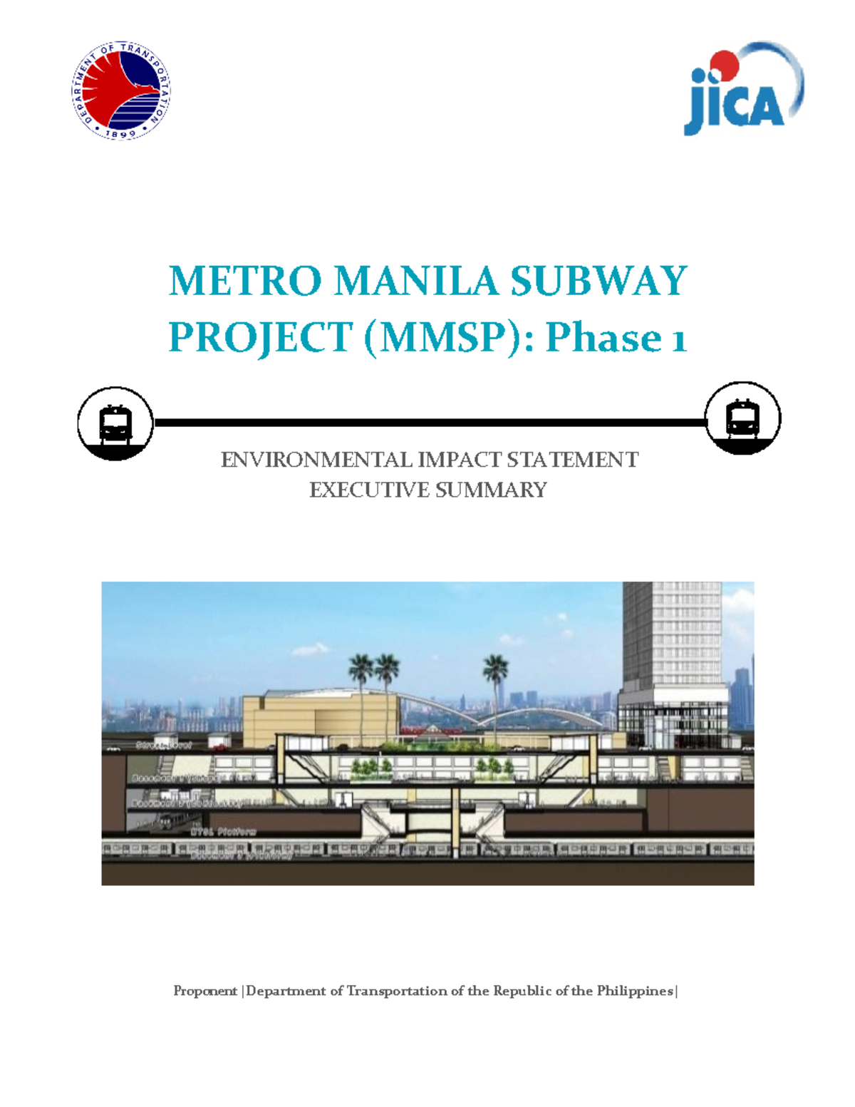 Subway 2 - PABLO ESCOBAR - METRO MANILA SUBWAY PROJECT (MMSP): Phase 1 ...