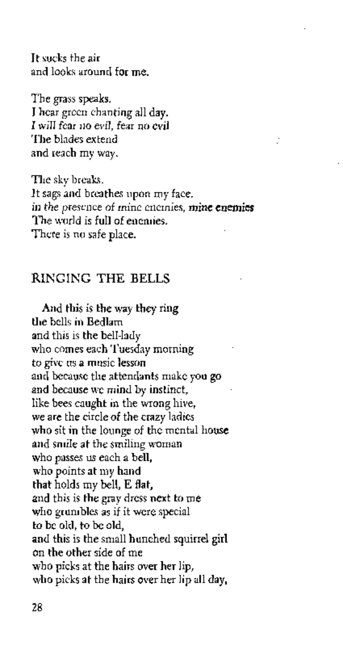 Anne Sexton - The Complete Poems 56 - It sucks the air and looks around ...