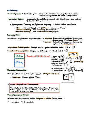 Formelsammlung Thermo - Thermodynamik und Wärmeübertragung I - #Thermo ...