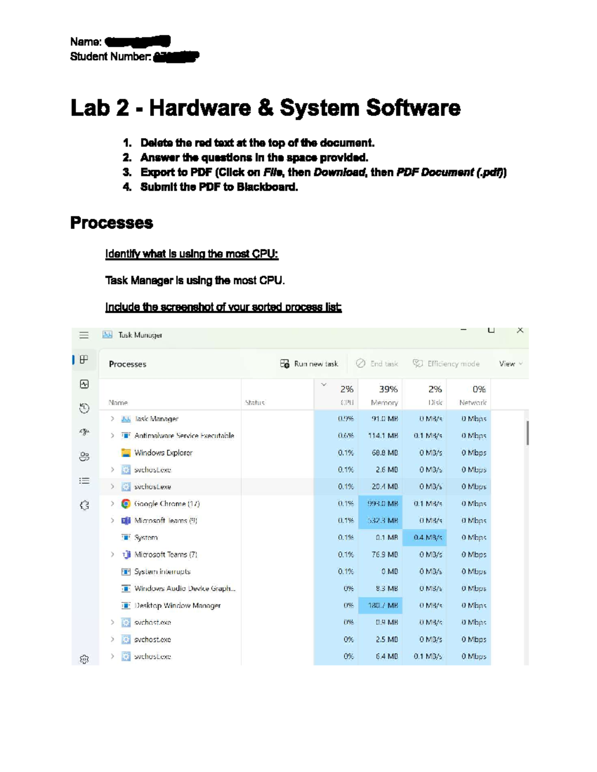 COIS-1010-Lab2 - Lab 2 in COIS-1010 - COIS 1010H - Studocu