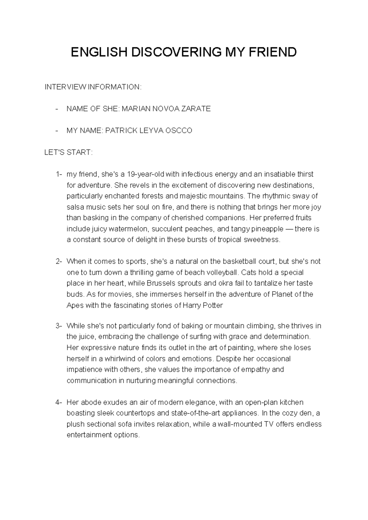 English Discovering MY Friend finaly - ENGLISH DISCOVERING MY FRIEND ...