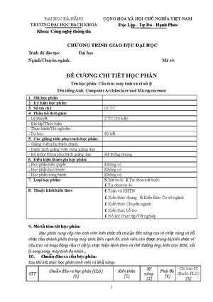 Tailieuxanh 300 cau trac nghiem kien truc may tinh 5693 - Ch­¬ng 1. Giíi thiÖu chung 1 Tr×nh tù ...