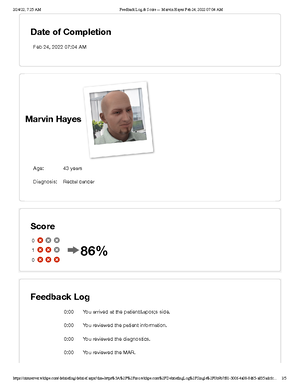 V Sim2 - vsim docu for sharon cole - Mental Health Case: Sharon Cole ...