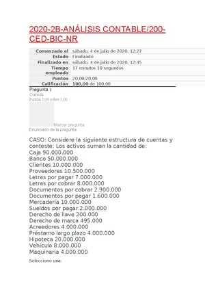 Analisis Contable 1 - PRUEBA - 1. Página Principal 2. Mis cursos 3. 05-ACO2007-4-19-4B-BIC-G 4 ...