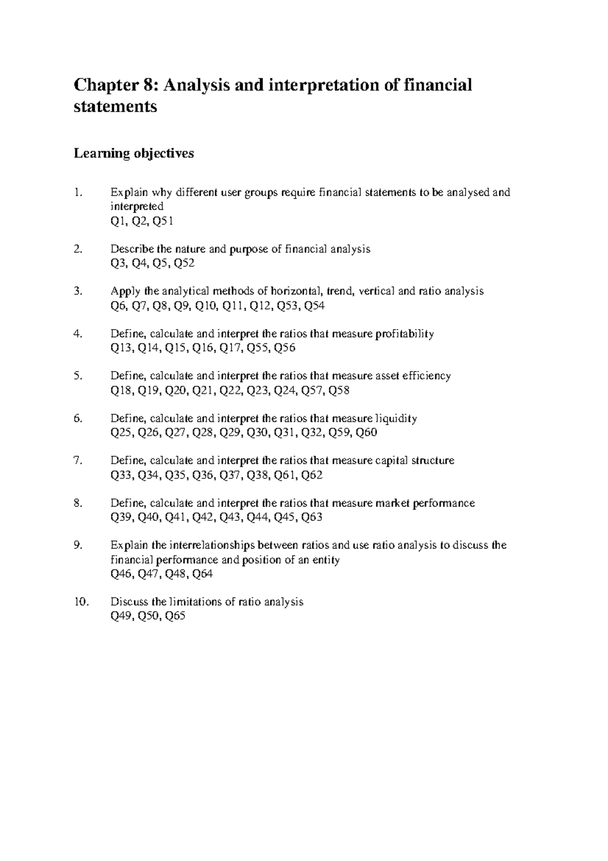 Assessment Material Chapter 8 Analysis And Interpretation Of assessment-material-chapter-8-analysis-and-interpretation-of