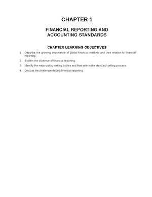 Ch01 - Chapter 1 - CHAPTER 1 FINANCIAL ACCOUNTING AND ACCOUNTING ...