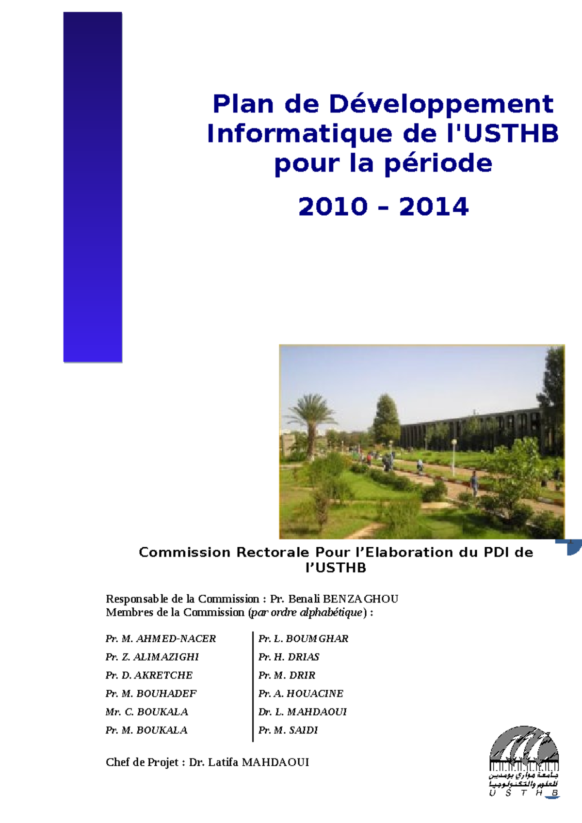Pdi usthb - Summary which include technology informatic ...