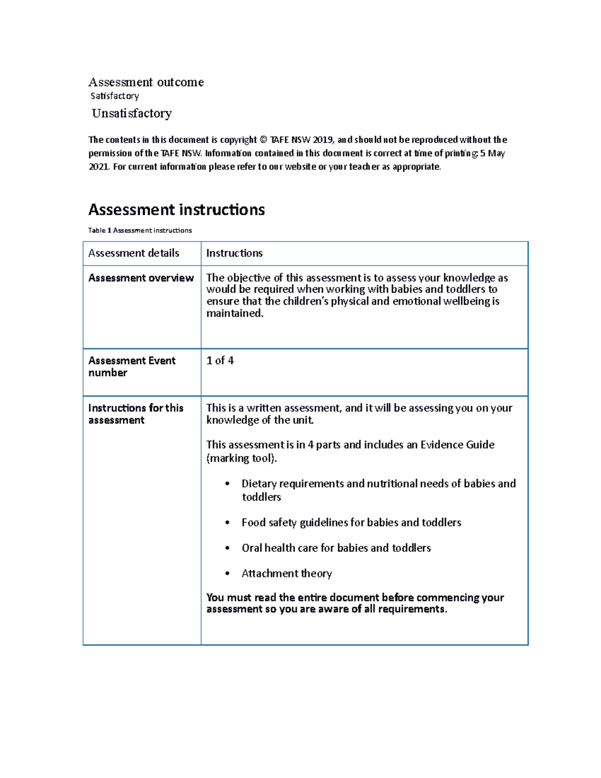 Assessment 1 Helping in Community Services to get the idea about Assess ...