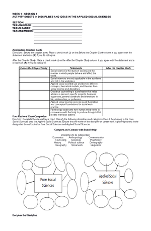 Diass Week 4 Activity Sheets - WEEK 4 - SESSION 1 ACTIVITY SHEET ON ...