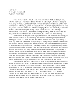 DAT 475 2-1 Journal - Holly Berry DAT 475 Module 2 Journal Exploring ...