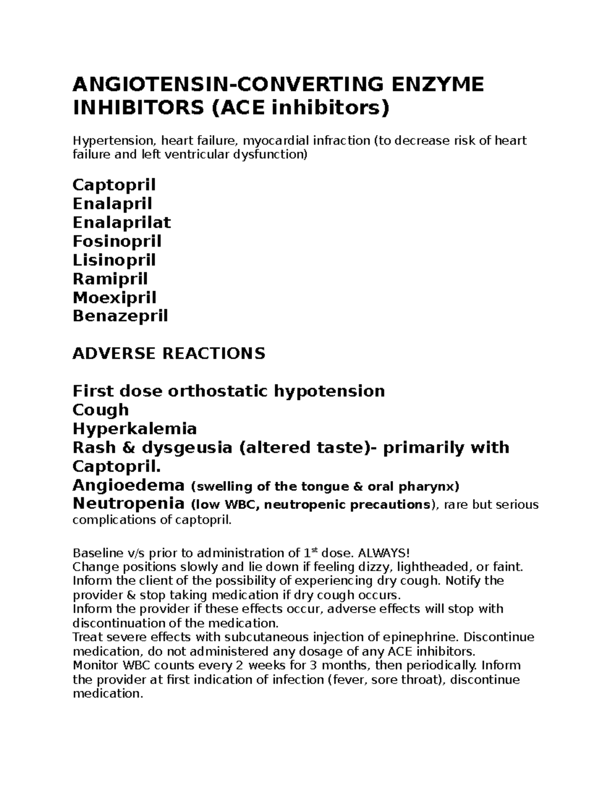 Angiotensin - Pharmacology - ANGIOTENSIN-CONVERTING ENZYME INHIBITORS ...