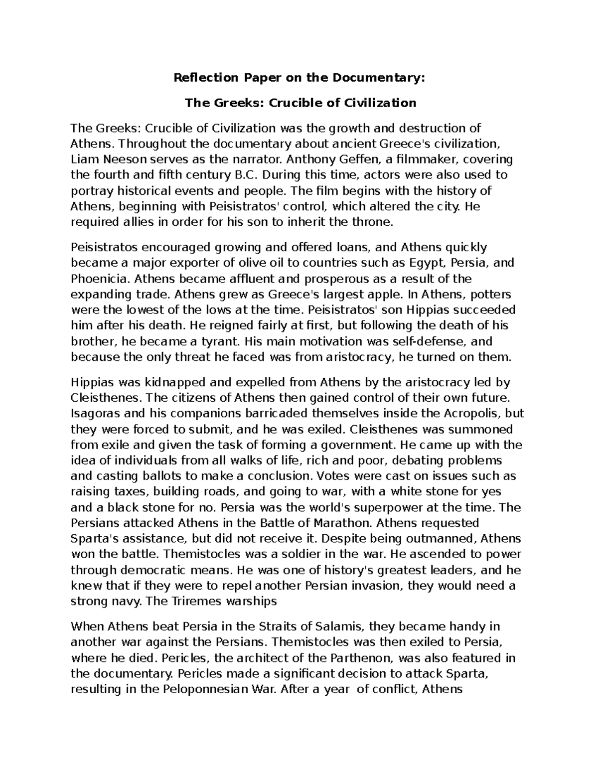 Flores, Maricar T. - B1-1 Abpol-02 - Reflection Paper on the ...