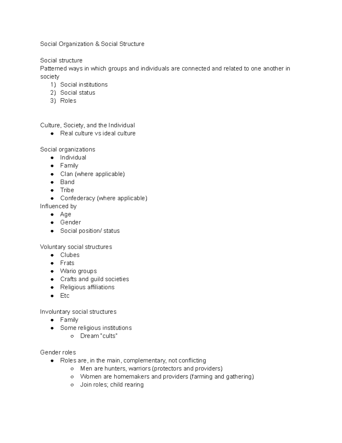 Social Organization Scoial Strucutre - Social Organization & Social ...