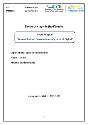 PFE Le contrôle de gestion dans les entreprises - UNIVERSITÉ IBN TOFAIL – KÉNITRA FACULTÉ D ...