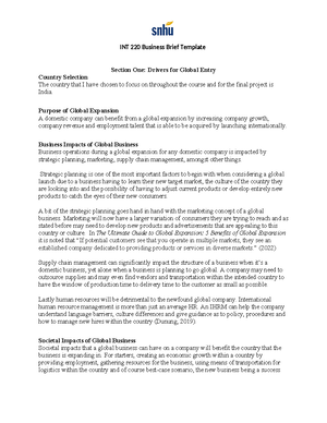 INT 220 Milestone 1 - Coursework - INT 220 Business Brief Template ...