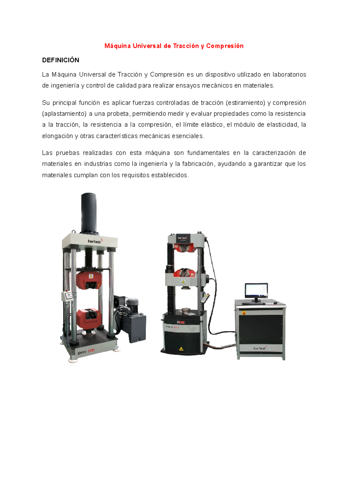 Documento sin título -kuyhtrgefd - Máquina Universal de Tracción y ...