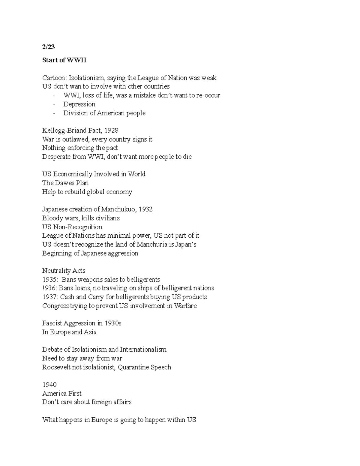 Chapter 22 Notes - Give me Liberty sixth edition summary - 2/ Start of ...