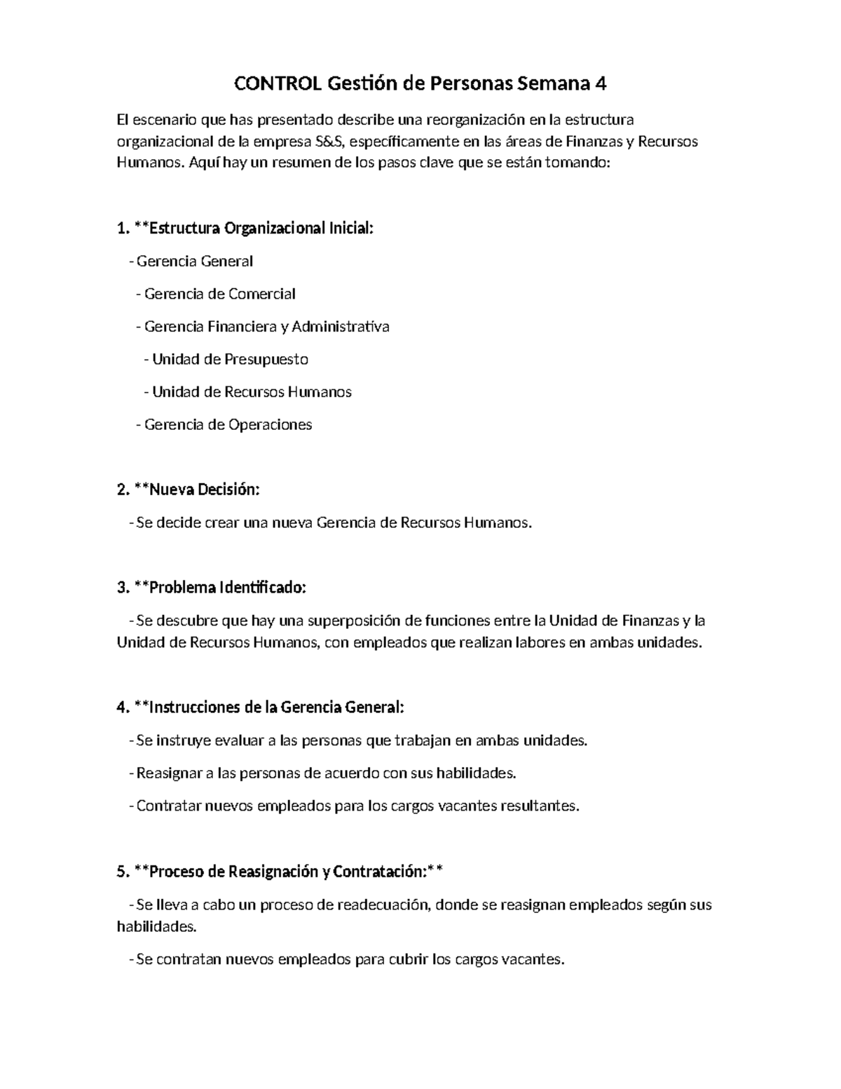 Control Gestión de Personas Semana 4 - CONTROL Gestión de Personas ...