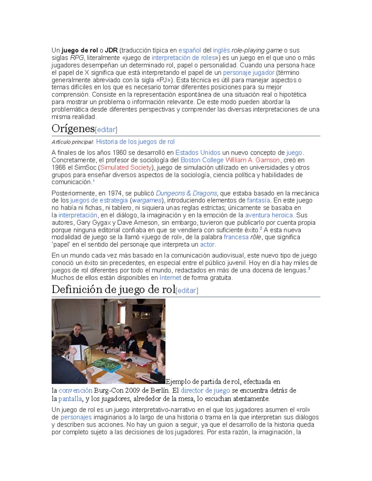 Juegos de rol - Un juego de rol o JDR (traducción típica en español del ...