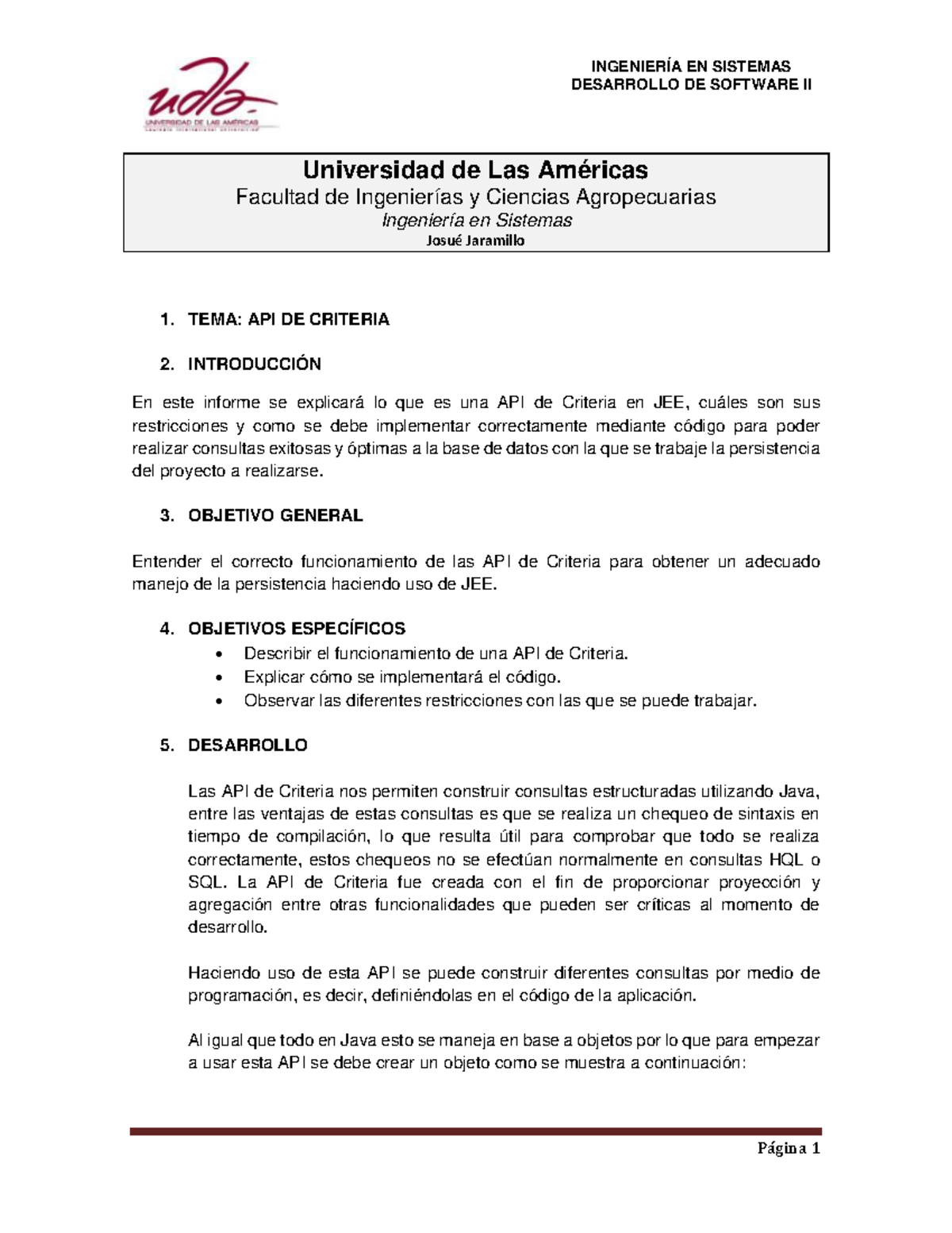P3B-TA-7 - Consultas CON API DE Criteria - EN SISTEMAS DESARROLLO DE ...