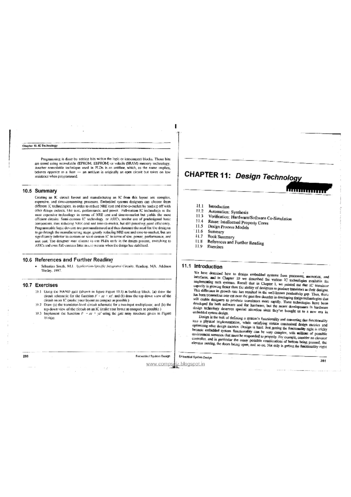 ES Unit-4 - embedded system - Chapter 10: IC Technology Programming is done setting bits within ...