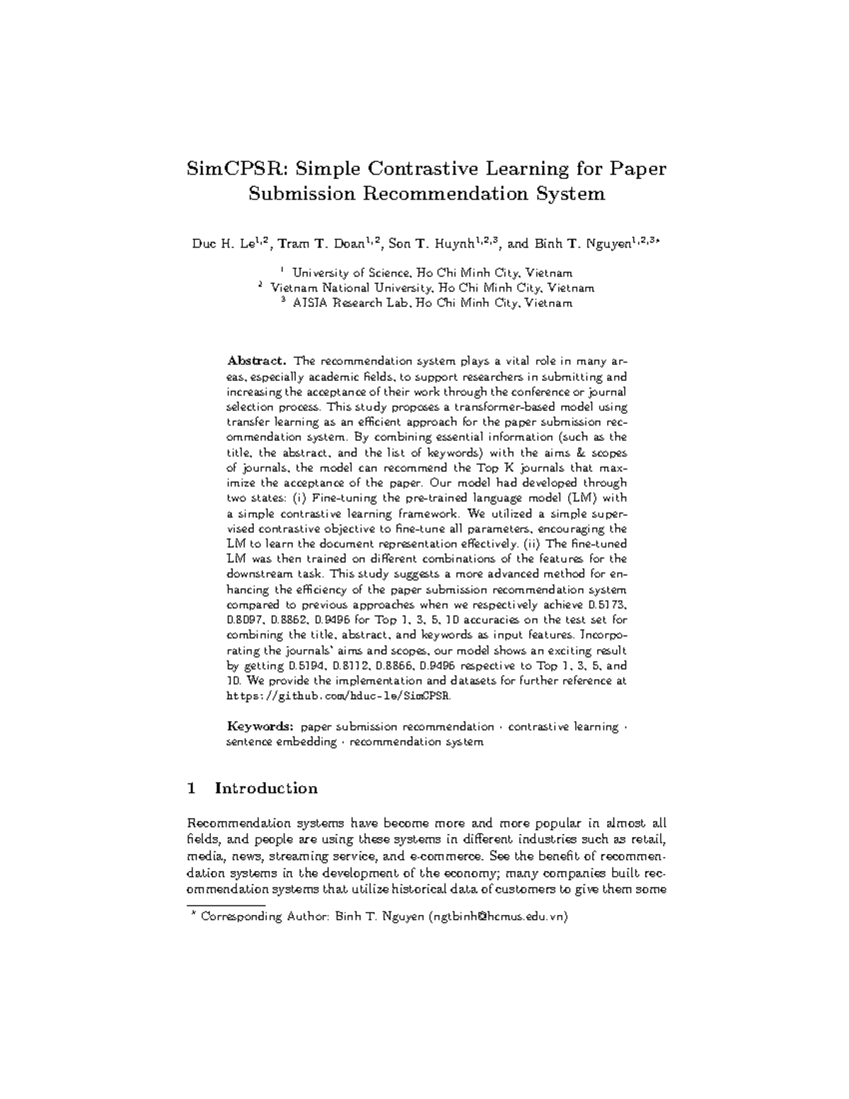 Paper id 265 - SimCPSR: Simple Contrastive Learning for Paper ...