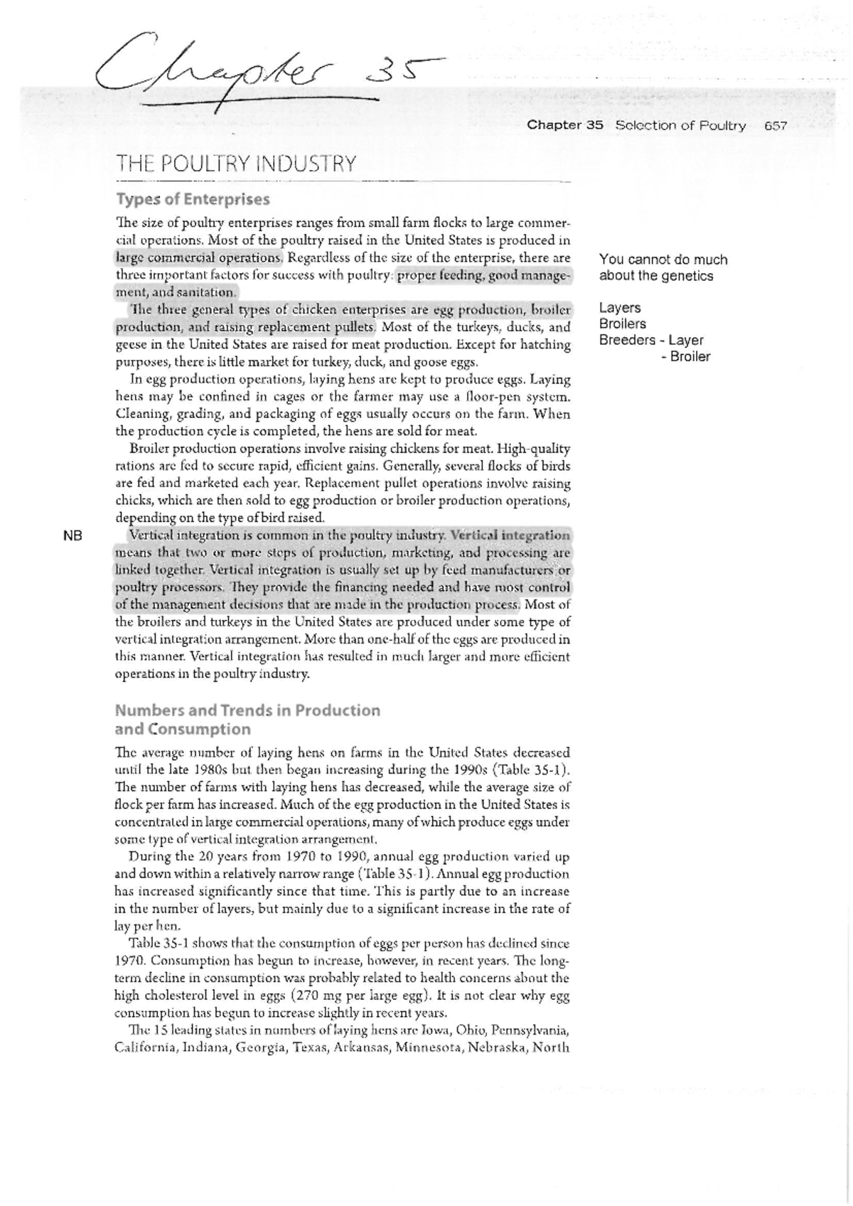 Chapter 35 - ANIG 2624 - UFS UV - Studocu