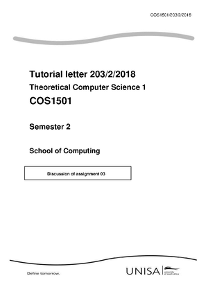 COS3701-2022- Assignment 4 - COS3701 - Open Rubric - Studocu