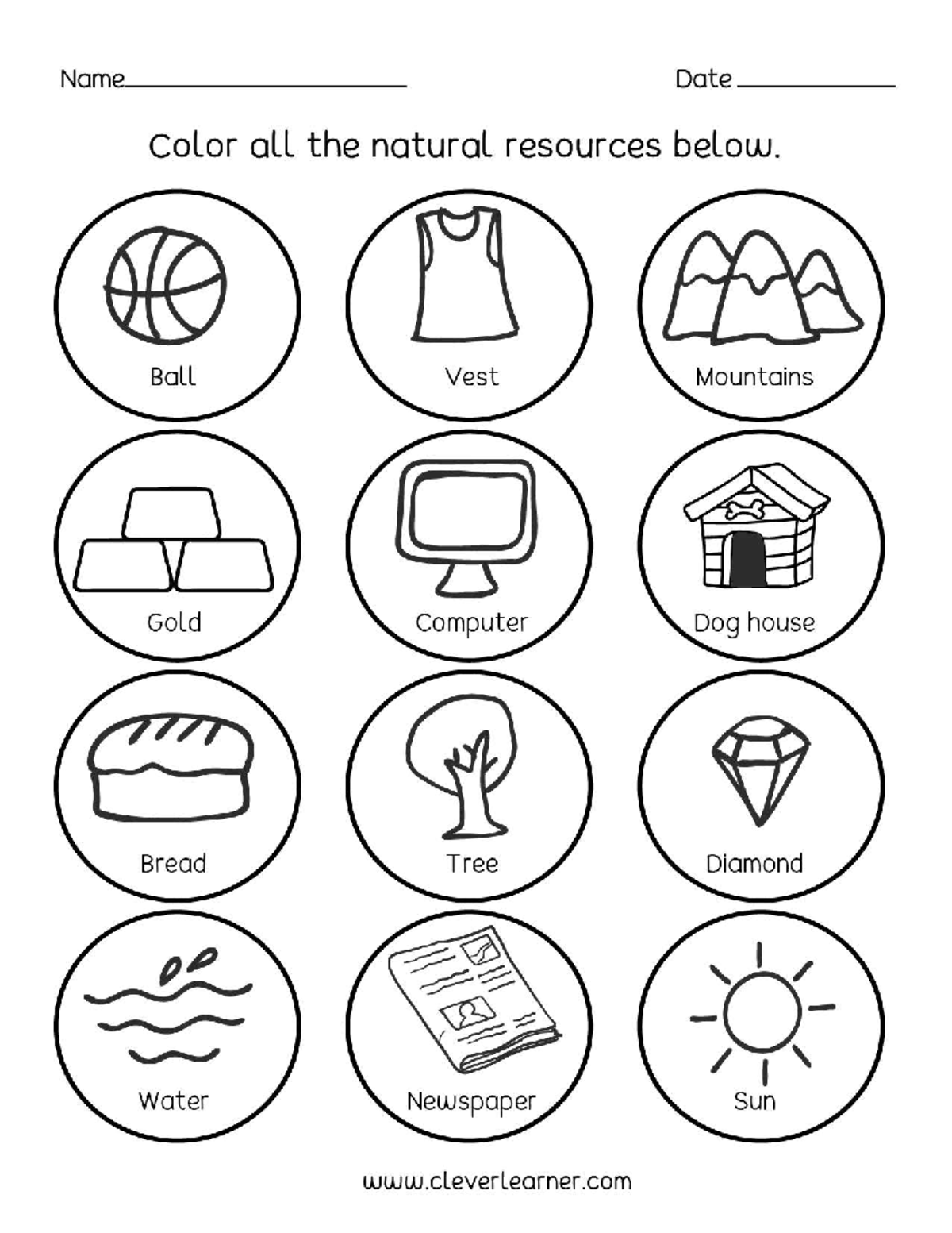 Natural-resources-kinder - Bachelor of Elementary Education - Name Date ...