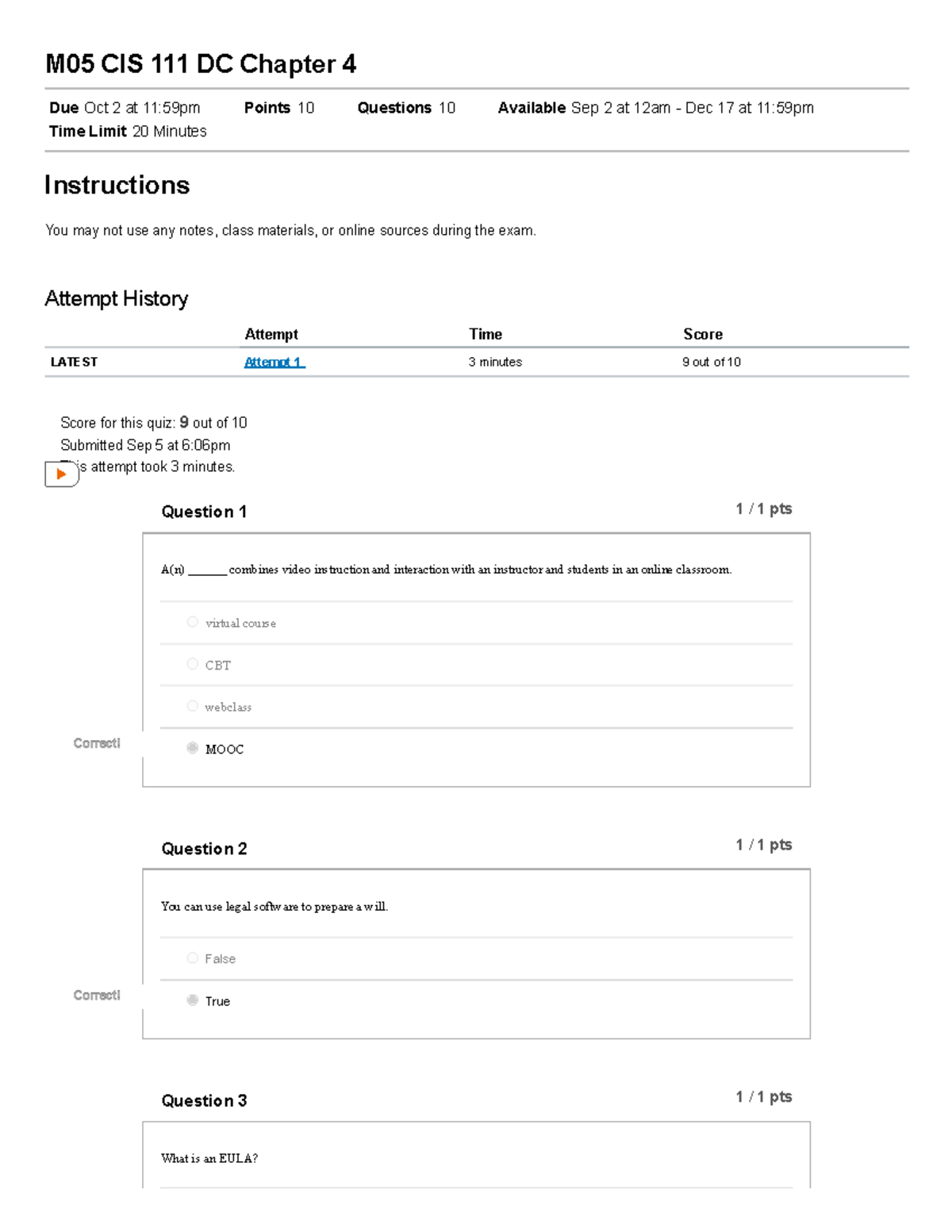 M05 CIS 111 DC Chapter 4 CIS111-24171 (ONL) Info Systems-Program DB Mgmt - M05 CIS 111 DC ...