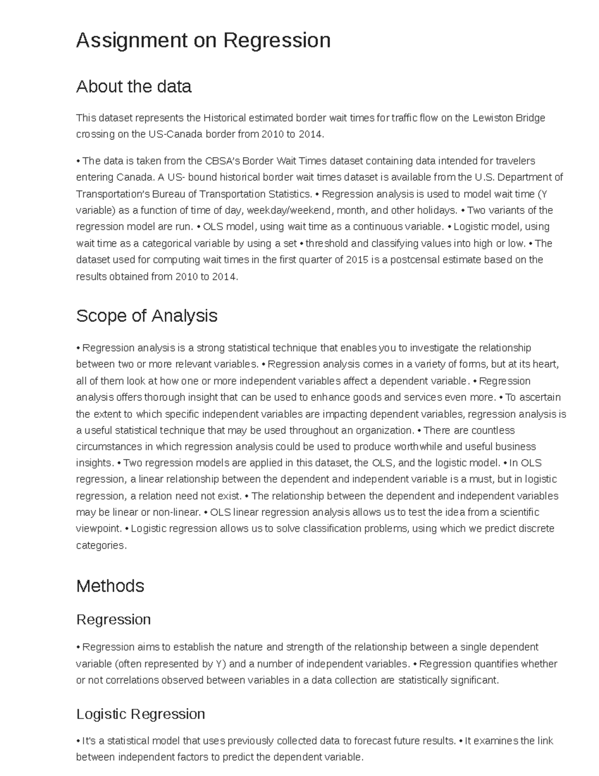 Bana assignment 2 - this assignmet BANA advanced business analytics - Assignment on Regression ...