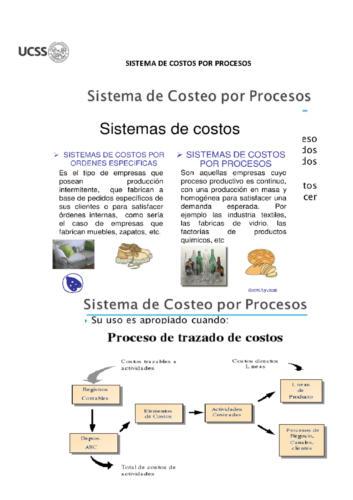 Sistema DE Costos POR Procesos Octubre 2023 - SISTEMA DE COSTOS POR PROCESOS PROCESOS PARALELOS ...
