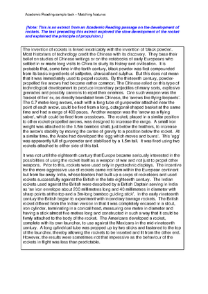 Academic reading sample task multiple choice one answer - Sample ...