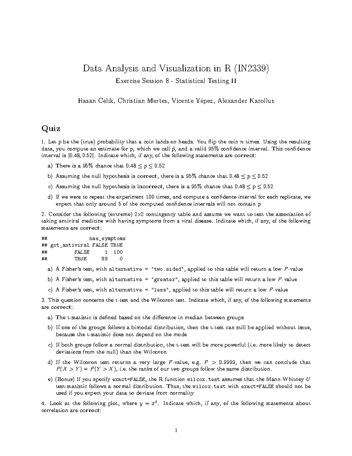 Exercise 08 Angabe Analytical Statistical Assessment - Data Analysis and Visualization in R ...