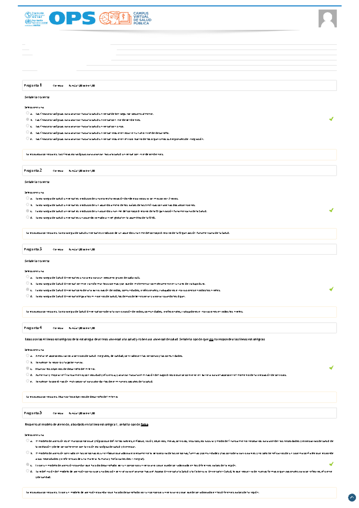Curso OPS - Comenzado el domingo, 5 de septiembre de 2021, 12: Estado Finalizado Finalizado en ...