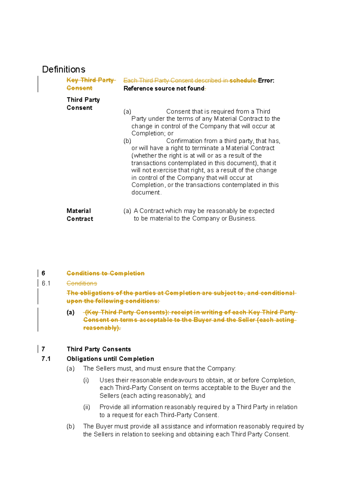 SPA extract - Practical notes - Definitions Key Third Party Consent ...