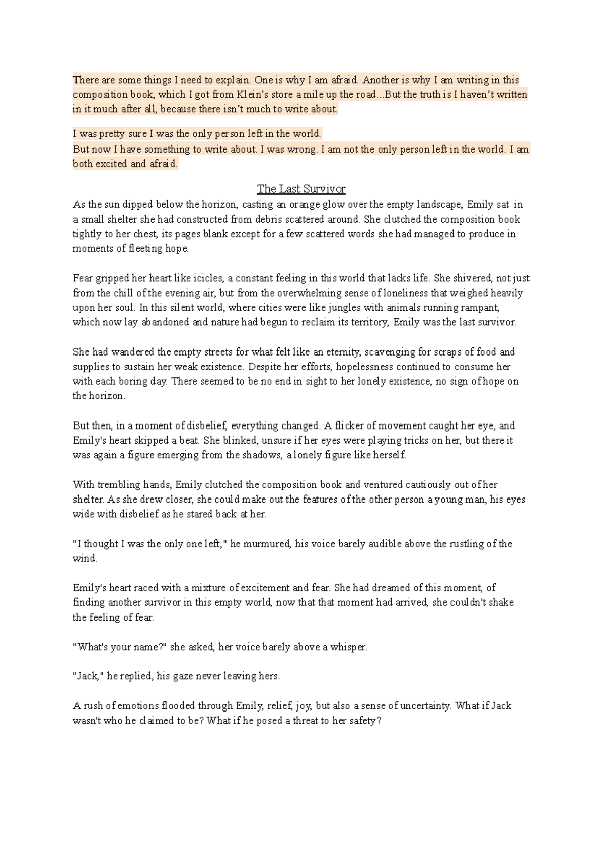 Dystopian Story Stimulus - There are some things I need to explain. One ...