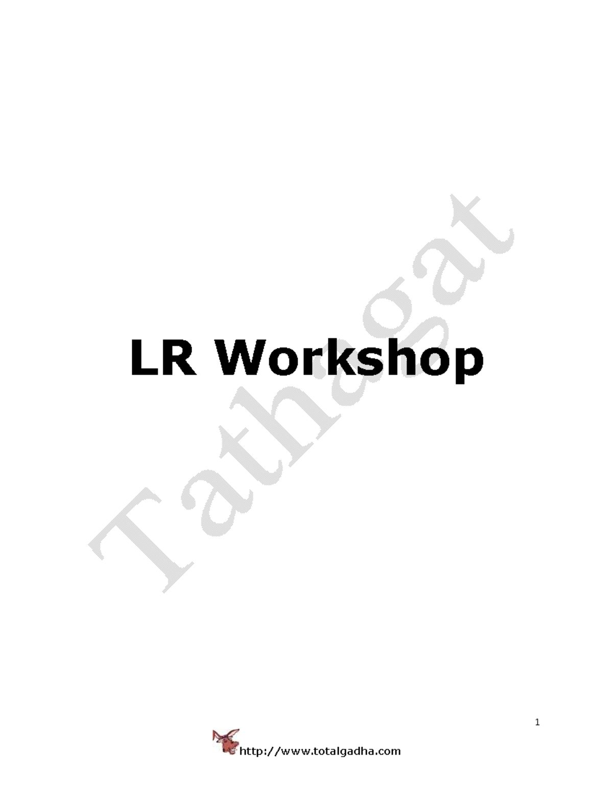 LRDI Workshop Questions - 1 LR Workshop 4 Directions for questions 5 to ...