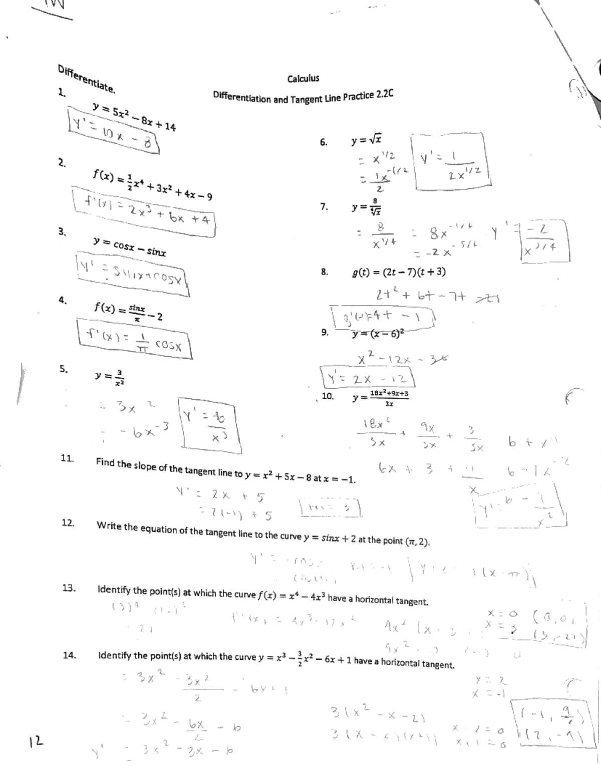 Yooofisd - Ap gov noges - Differentiate Calculus I Differentiation and ...