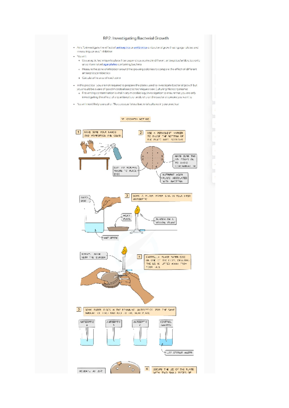 Required practicals - Studocu